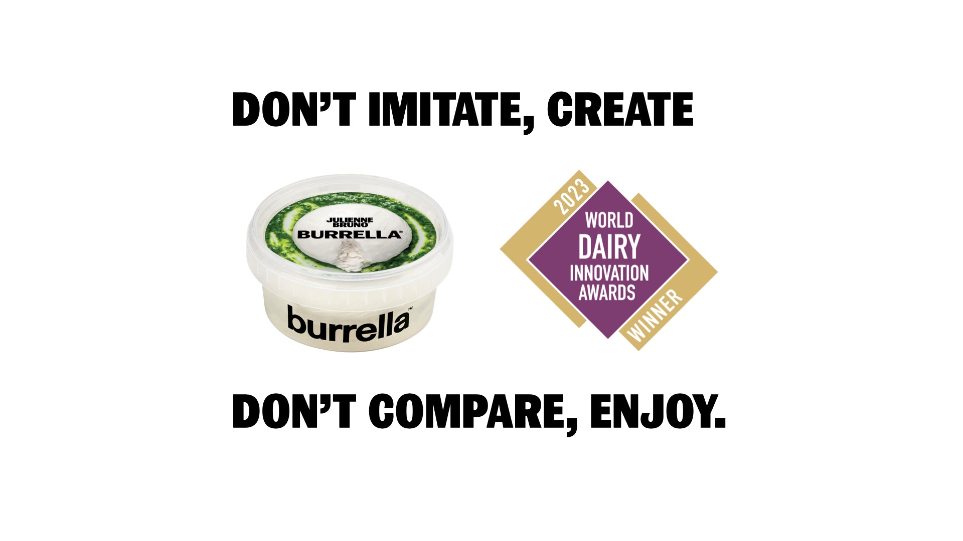 WINNER - WORLD DAIRY INNOVATION AWARDS! – JULIENNE BRUNO