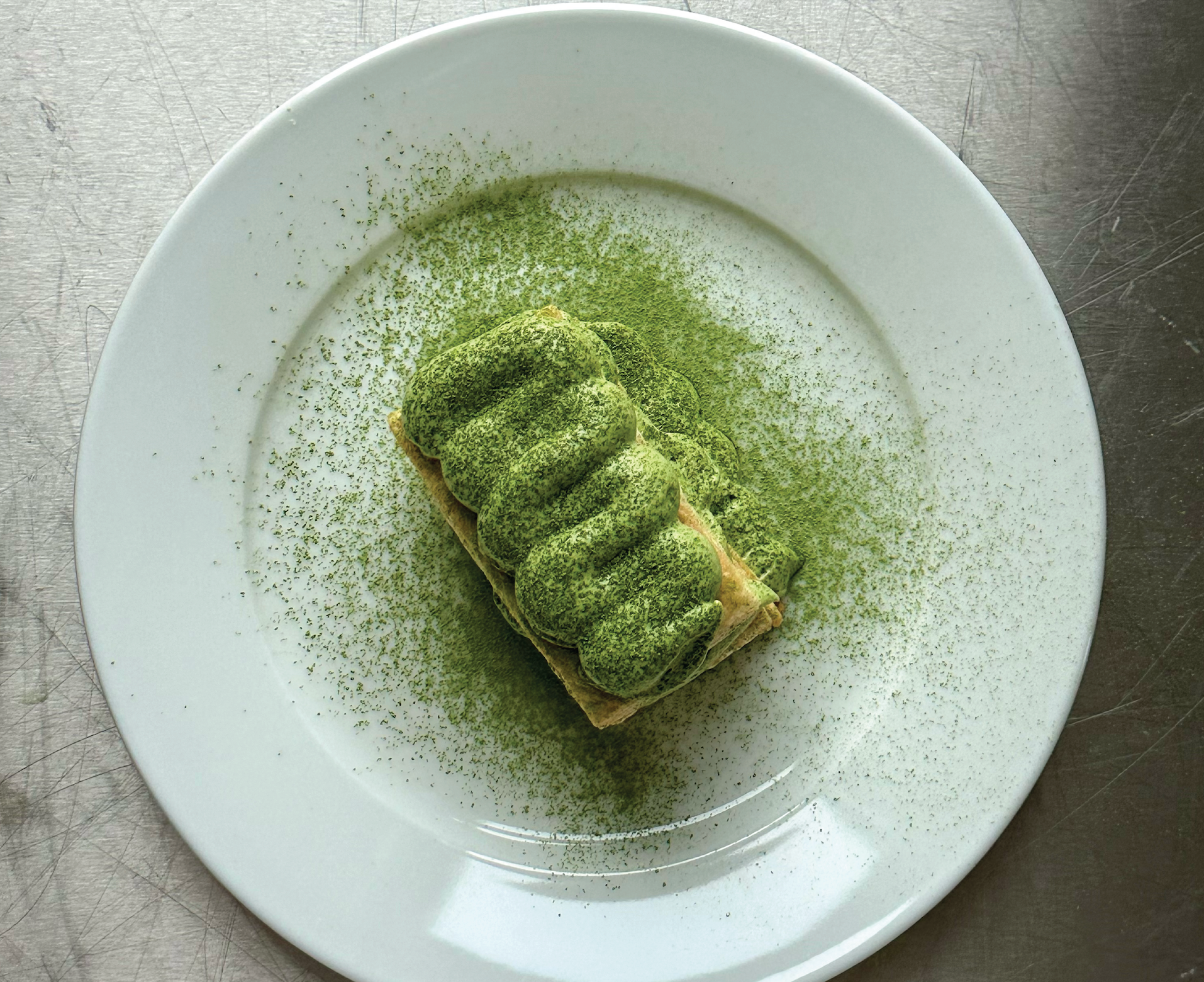JULIENNE BRUNO x JENKI MATCHA CREMATTA MILLE-FEUILLE