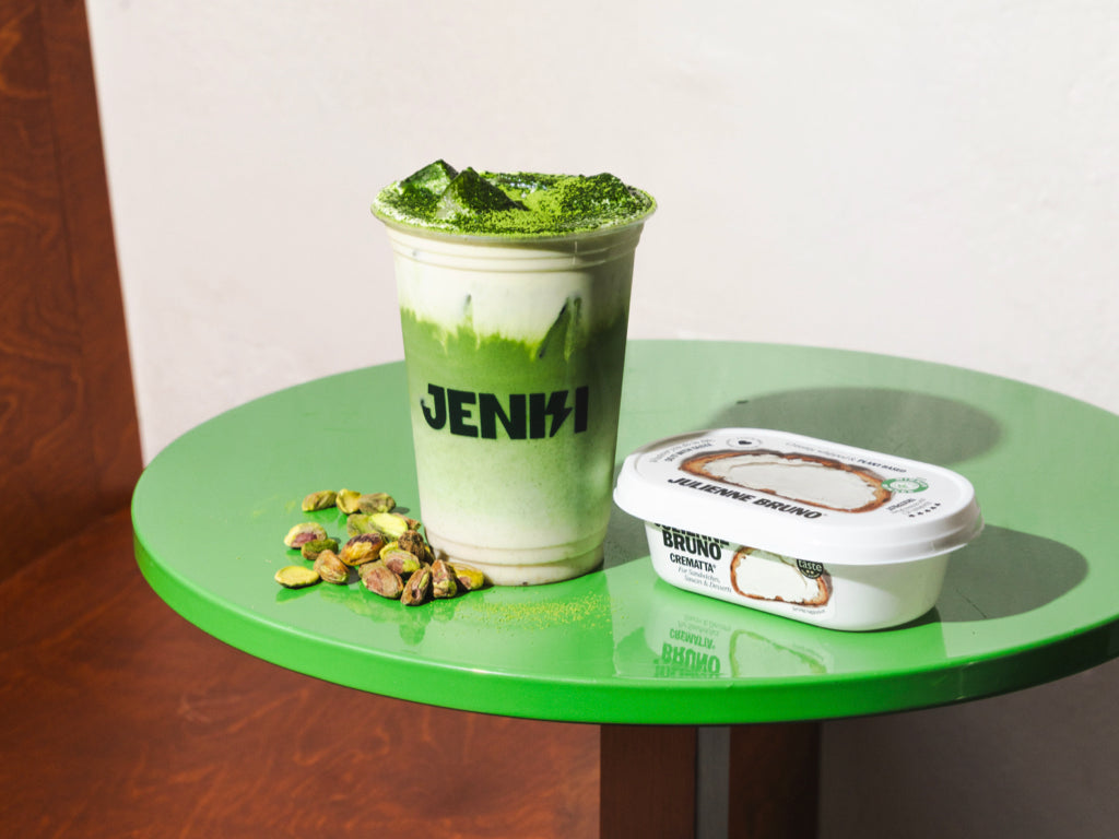 LIMITED EDITION PISTACHIO TIRAMISU MATCHA LATTE WITH CREMATTA AT JENKI ...
